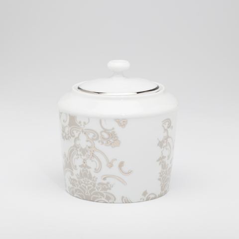 Royal Limoges Boudoir Sugar Bowl - The Pink Daisy