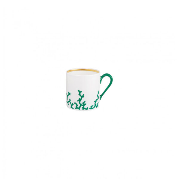 Raynaud Cristobal Emerald Coffee Cup - The Pink Daisy